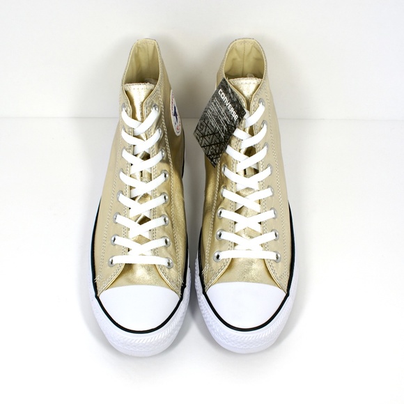 Converse | Shoes | Converse Chuck Taylor All Star Metallic Light Gold ...